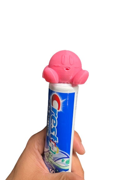 Child Toothpaste Topper Inspired by Kirby Toothpaste Dispenser Cap ...