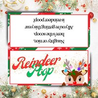 Digital Version - Reindeer Poop Poem Tag - Download/printable PDF - Etsy
