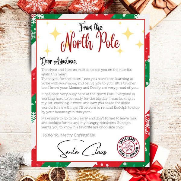 North Pole Mail - Etsy