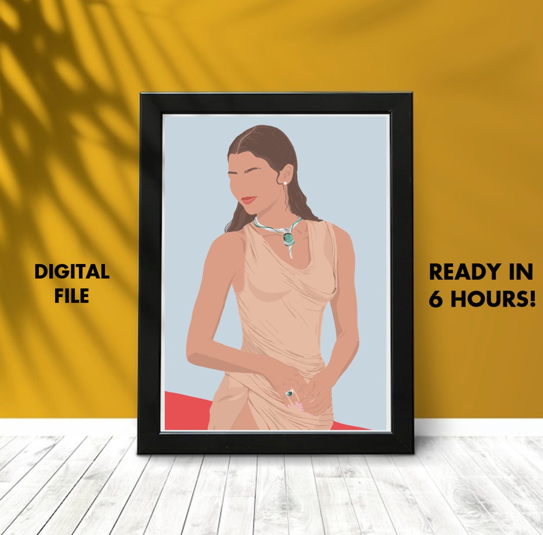 Customized Digital Portrait, Faceless Portrait, Gift, Birthday Gift ...