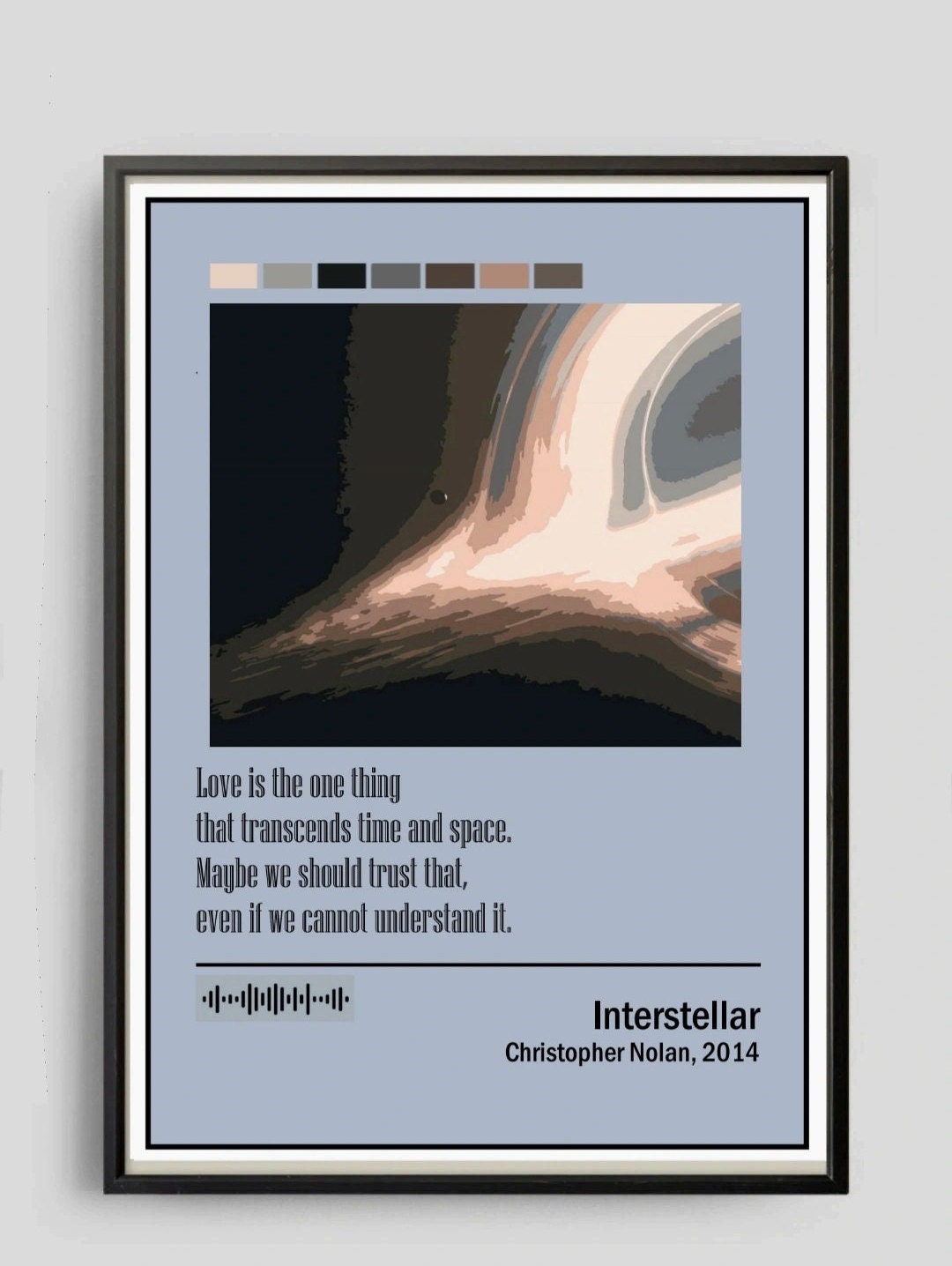 Interstellar, Movie Print, Gift, Birthday Gift, Movie Poster, Digital ...