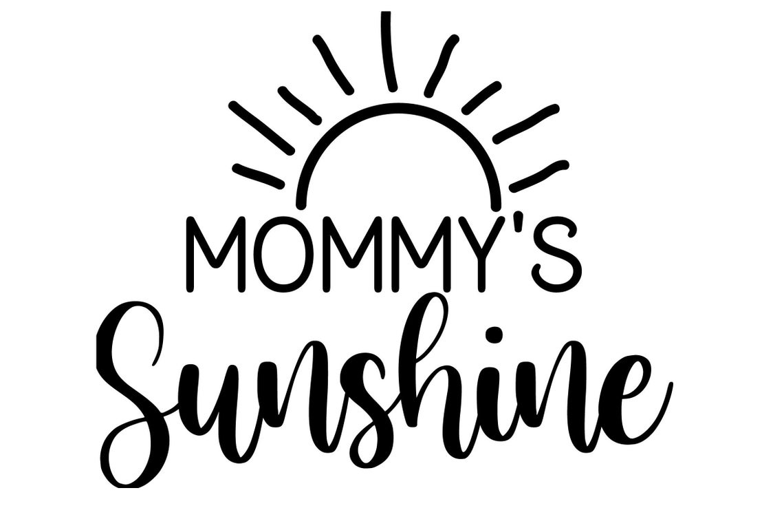 Mommy's Sunshine Svg, Sunshine Svg, New Baby Svg, Baby Girl Svg, Baby ...