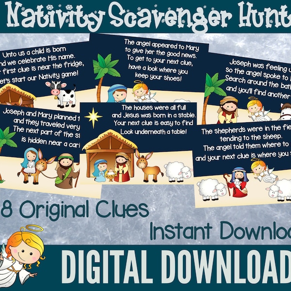 Christmas Scavenger Hunt - Etsy