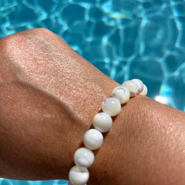 Shell Bead Bracelet - Etsy