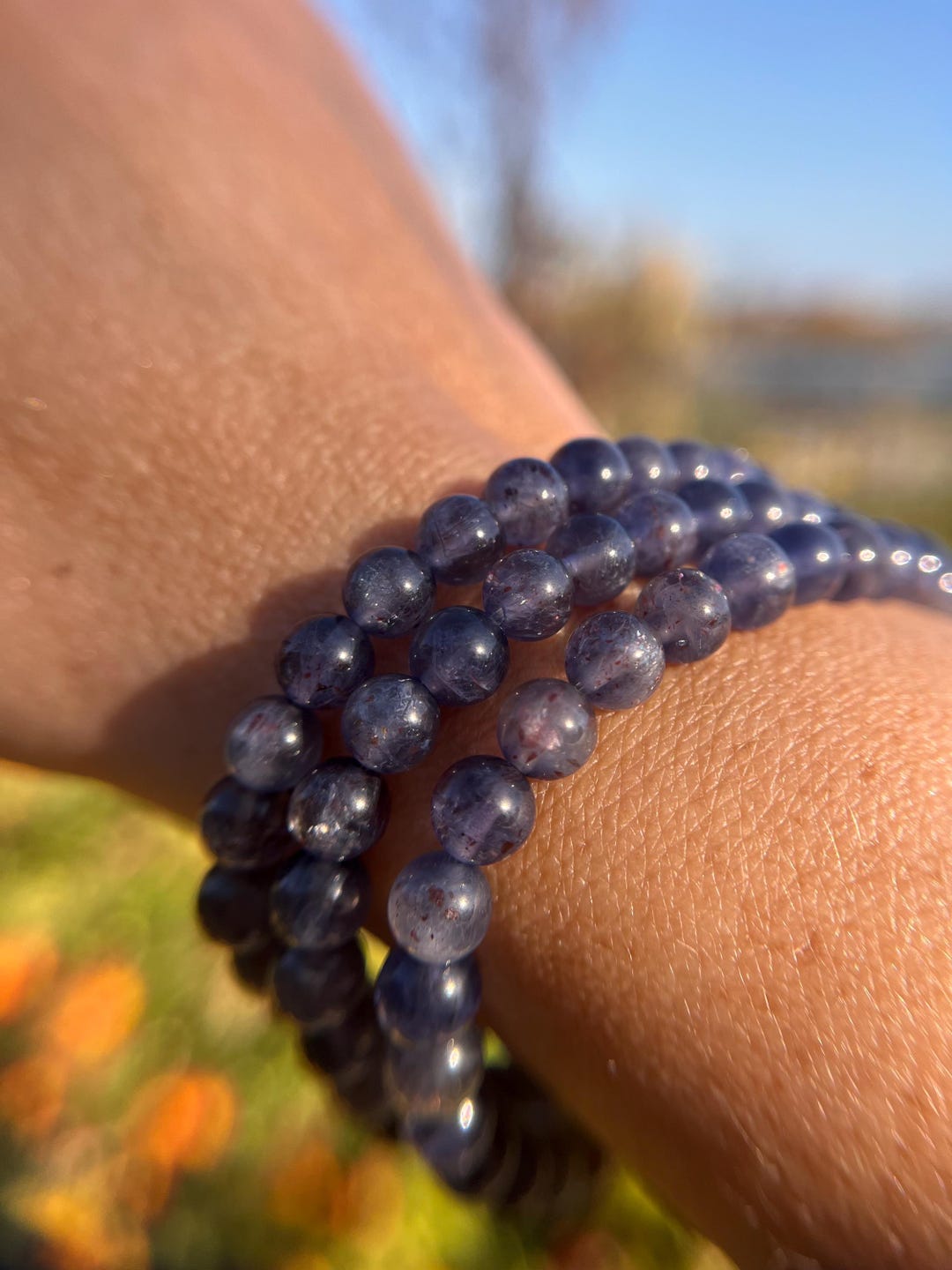 Ultra High Quality Rare Iolite With Golden Strawberry Inclusions ...