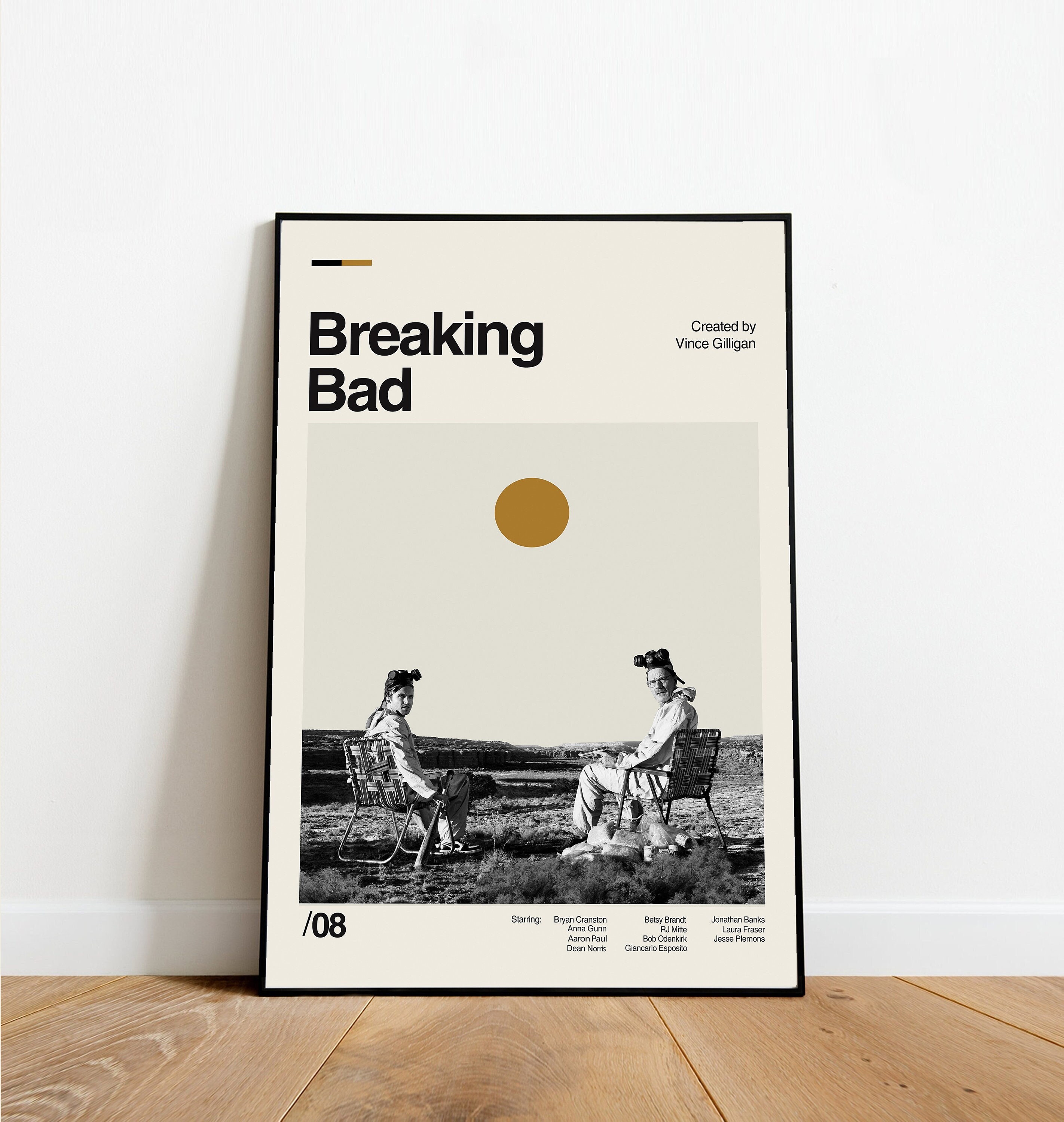 Breaking Bad Poster - Minimalist Art - Vintage Inspired Poster