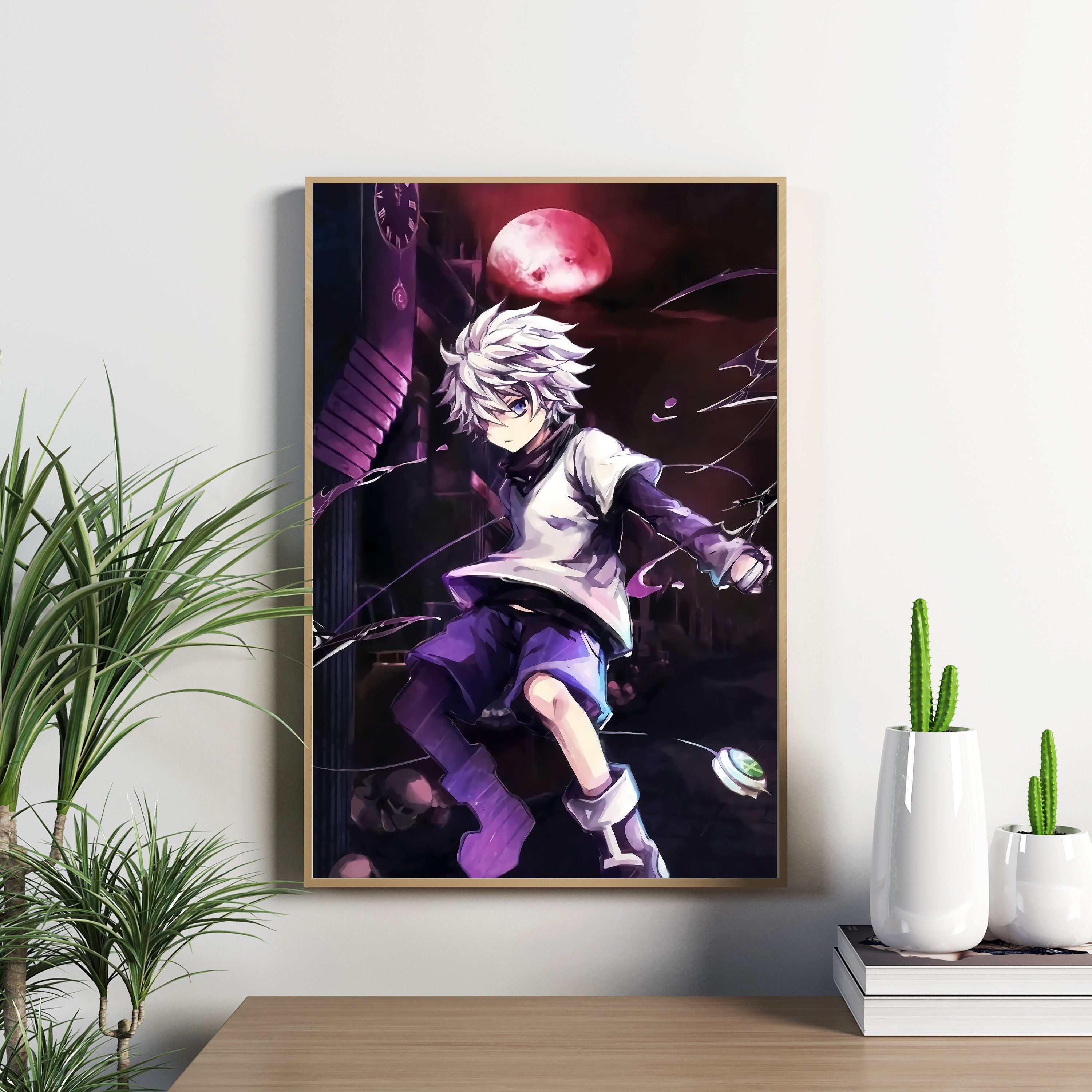 Killua Zoldyck Poster Hunter X Hunter Poster Killua Poster | Etsy