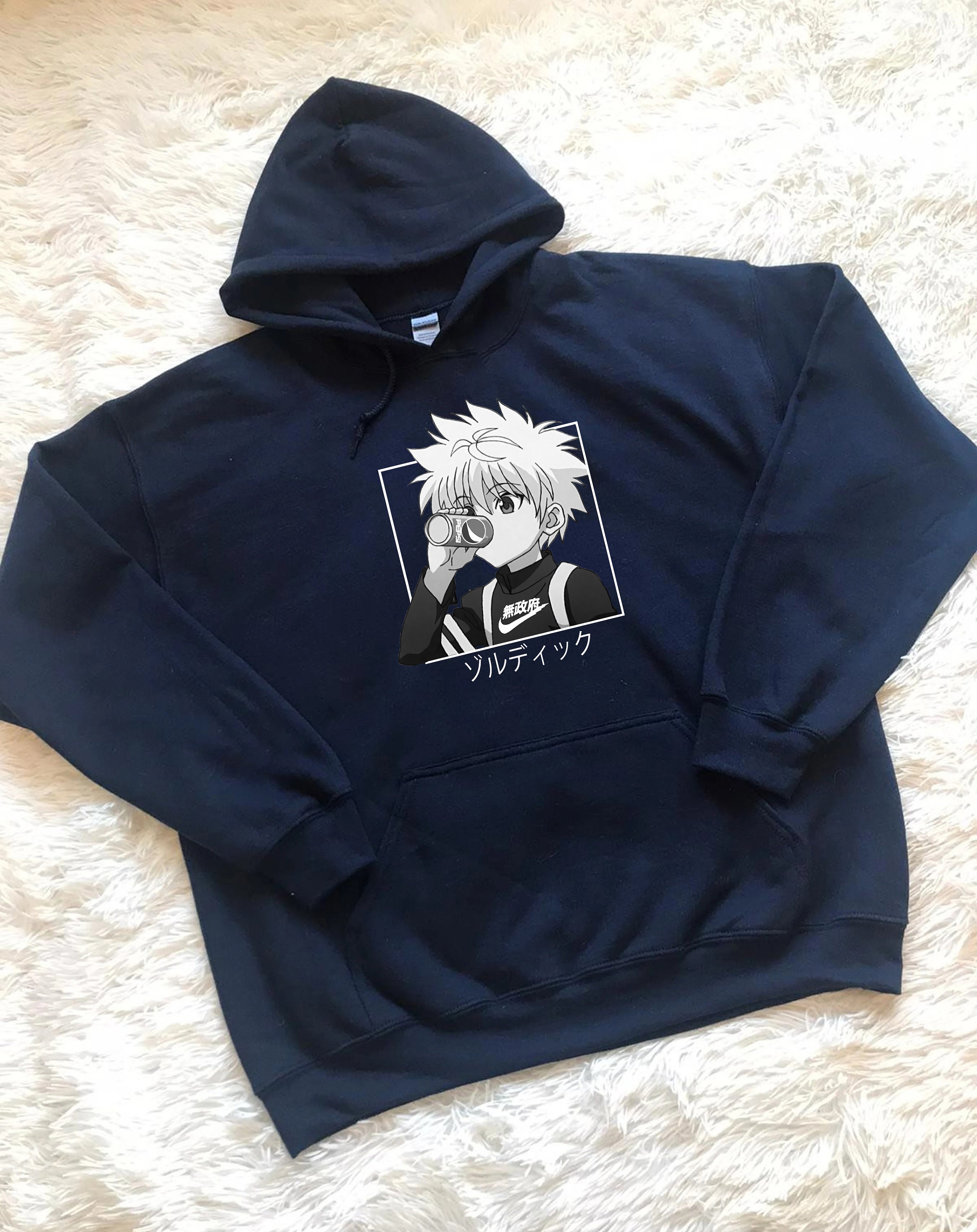 Hunter x Hunter Killua Zoldyck Sweatshirt, Killua Sweatshirt, Anime ...