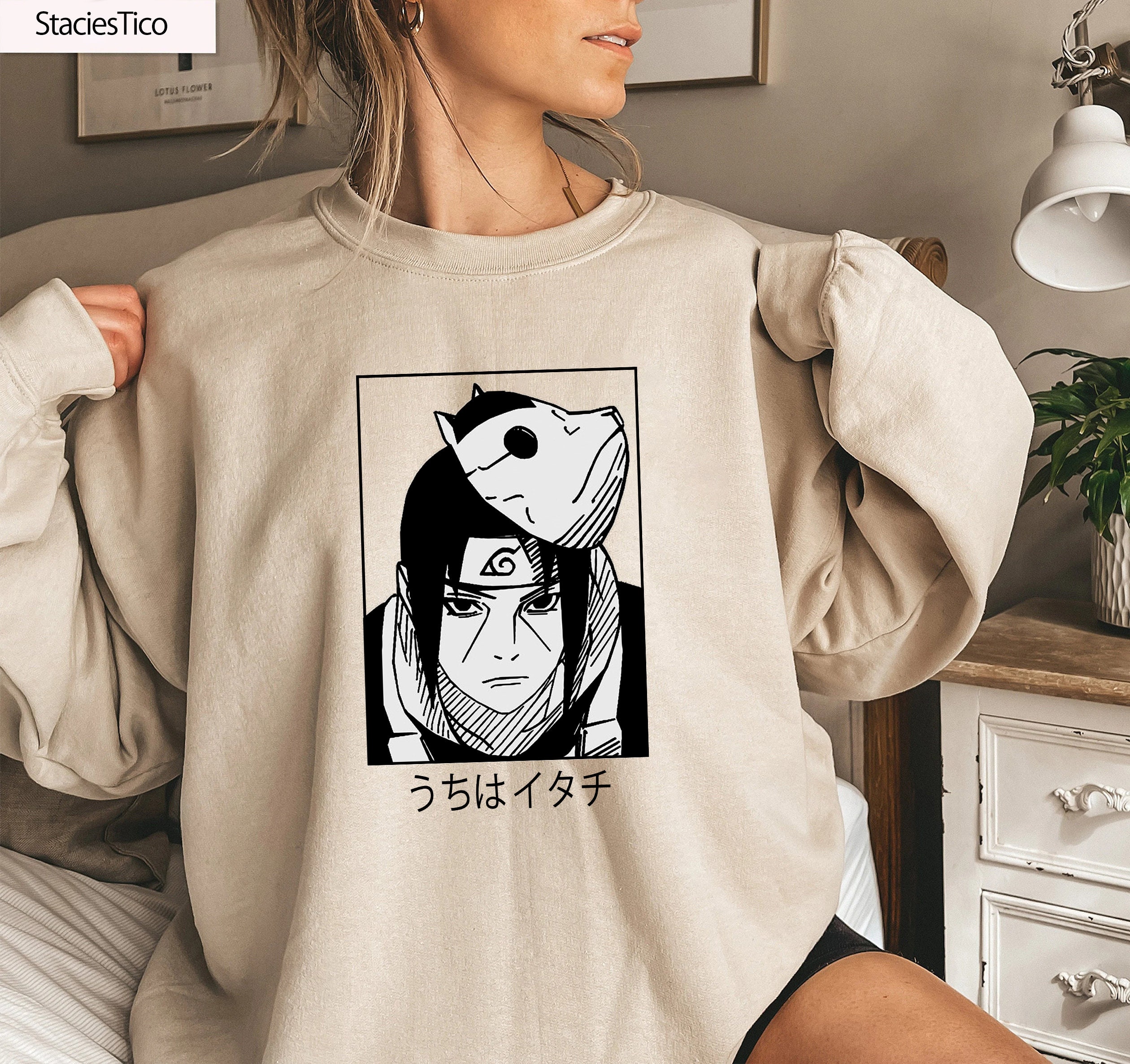 Itachi Uchiha Sweatshirt, Naruto Shirt, Naruto Shippuden, Anime Shirt ...