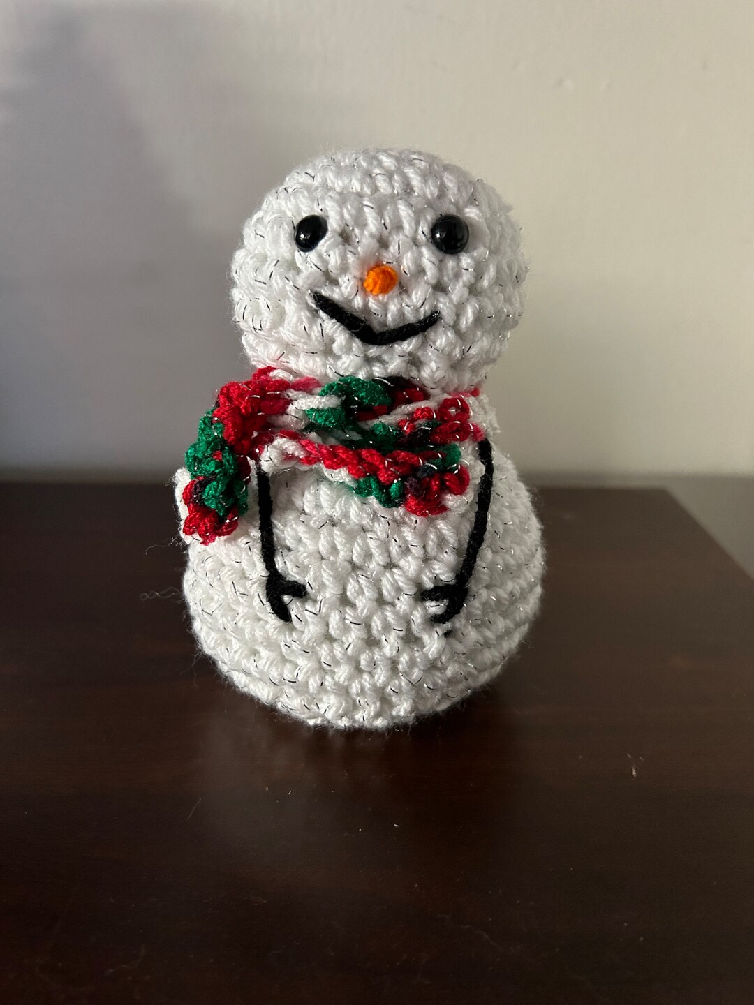 Crochet Snowman - Etsy