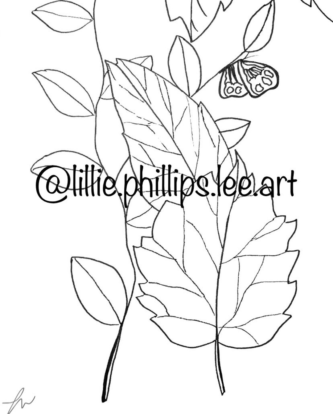 Leaves - DIGITAL PRINT - Etsy