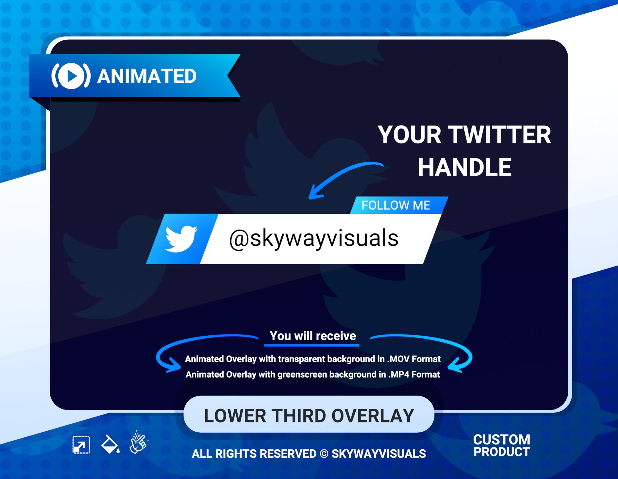 Twitter Transparent Follow Me