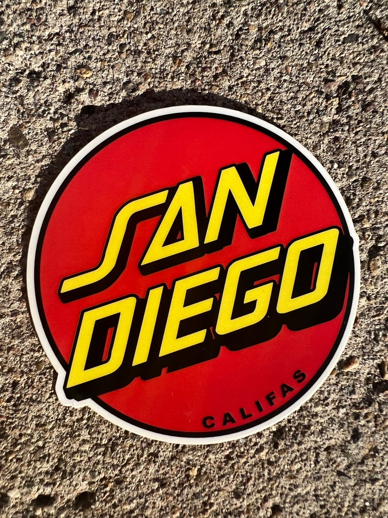 San Diego Sticker | Buy One Get One Free - Etsy