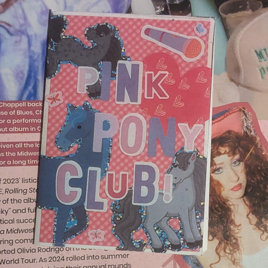 Pink Pony Club - Chappell Roan Collage Song Fanzine Zine - Etsy