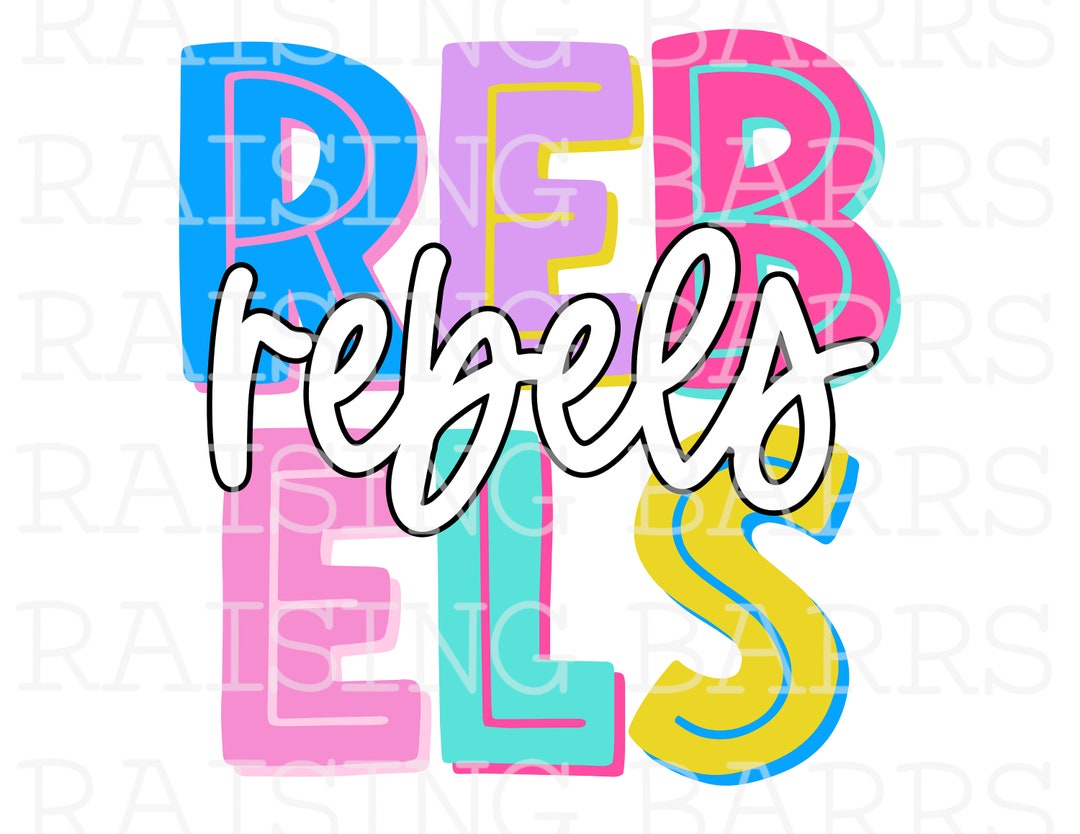 Rebels Sublimation Download | Rebels Mascot Png, Rebels Png Digital ...