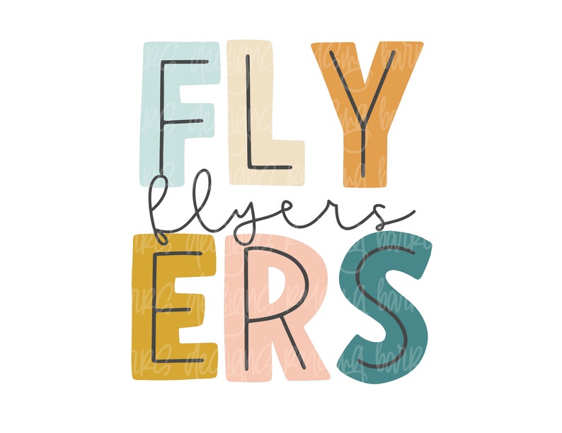 Flyers Png Flyers Mascot Sublimation Flyers Mascot Png - Etsy