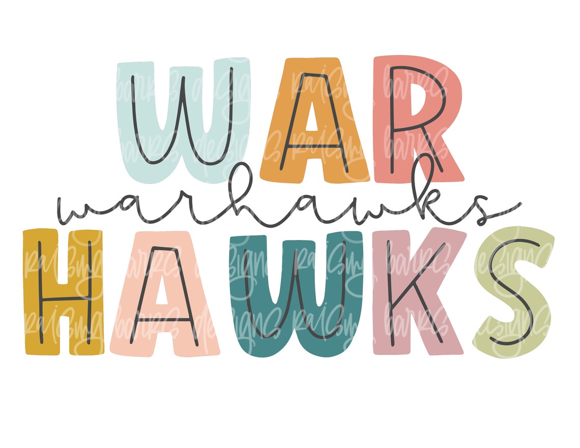 Warhawks Sublimation Design| Warhawks Png, Warhawks Mascot Png ...