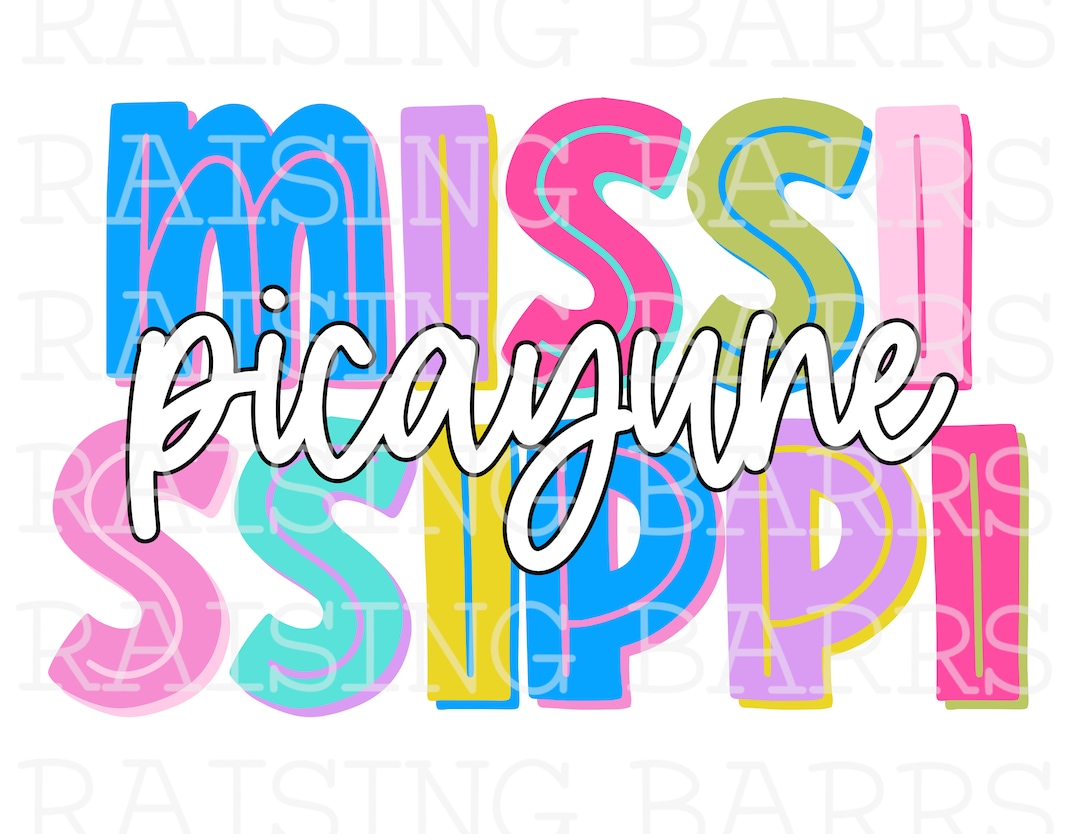 Picayune Png, Picayune Ms Png, Picayune Sublimation Design, City State ...