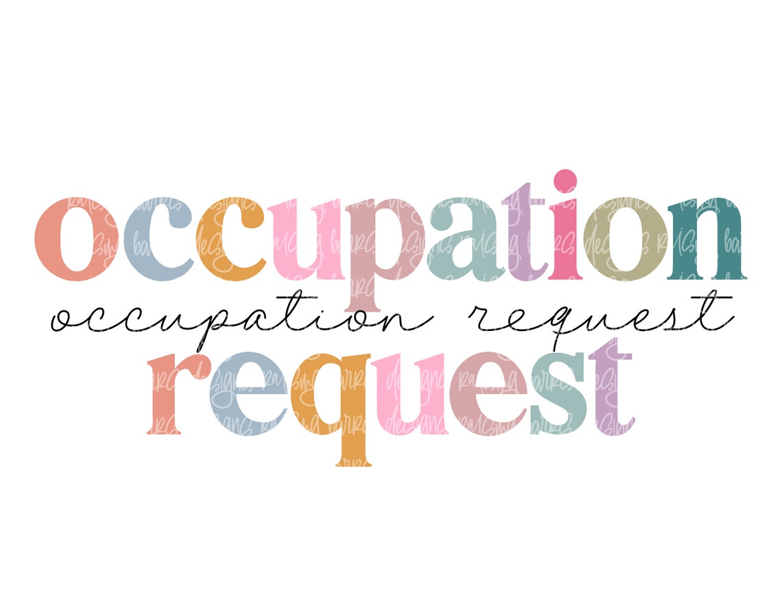 Occupation Png Job Pngs Career Png Occupation Sublimation | Etsy