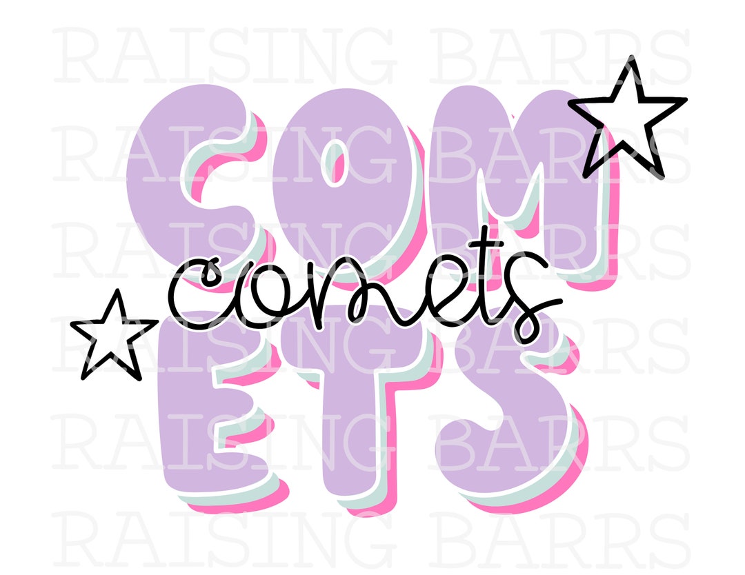 Comets Sublimation Design| Comets Mascot Png, Comets Mascot Png, Comets ...