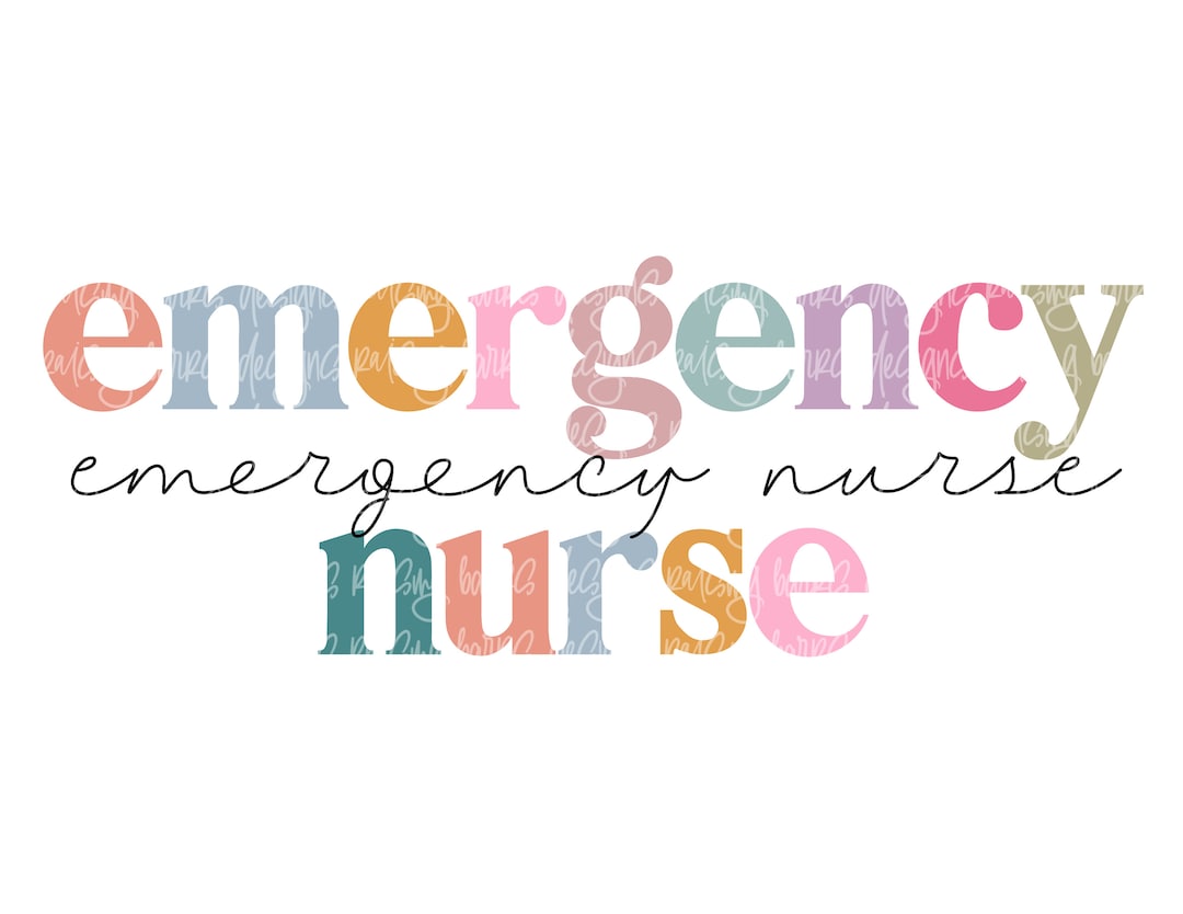 Emergency Nurse Png| Emergency Nurse Sublimation, Nursing Png Download ...