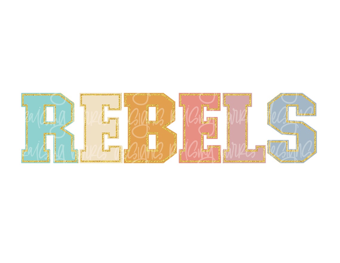 Rebels Sublimation Rebels Png Mascot Png Rebels Digital - Etsy