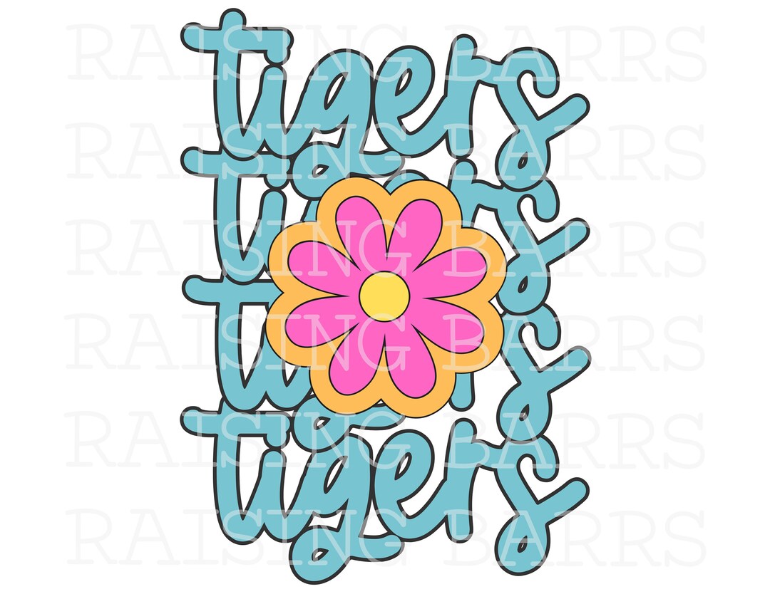 Tigers Sublimation Design | Tigers Mascot Design, Tigers Png Design ...