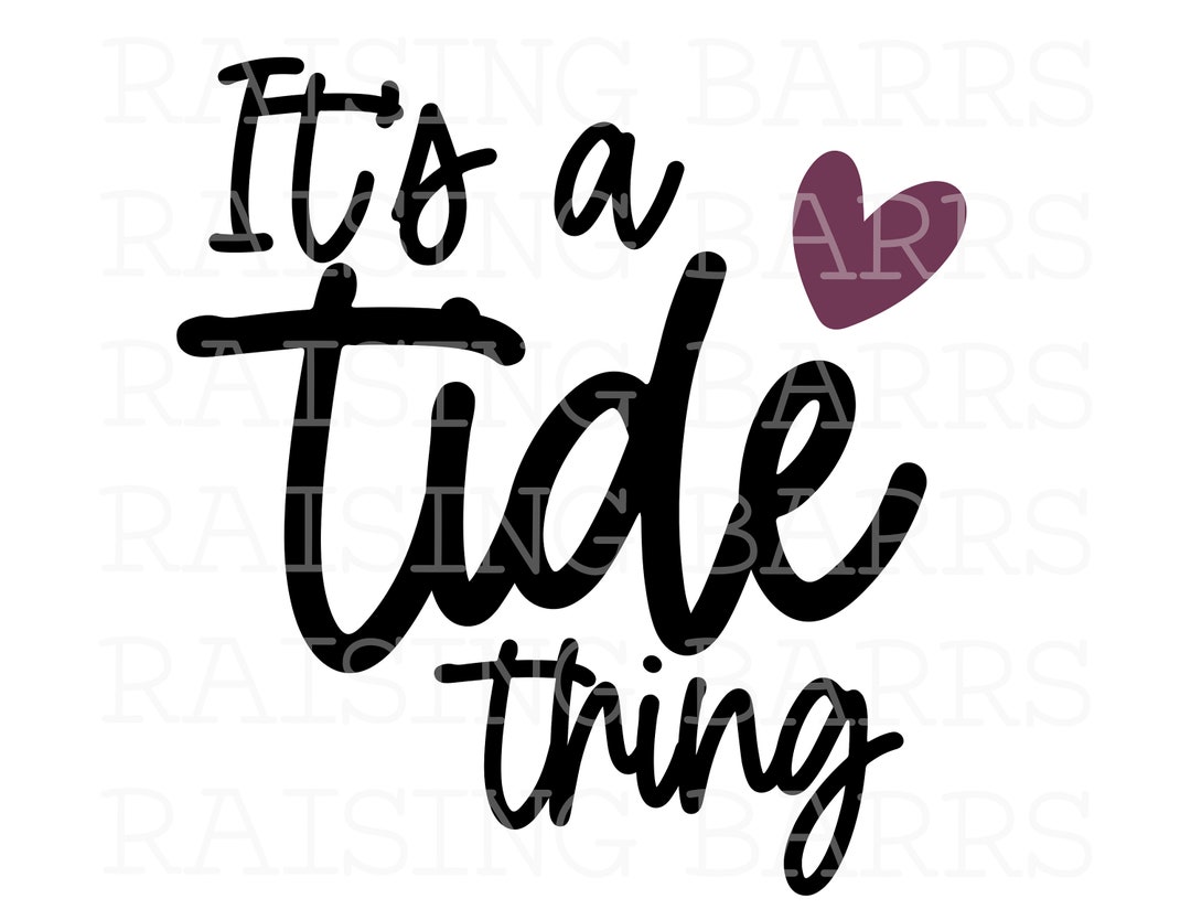 It’s a Tide Thing, Picayune Maroon Tide Sublimation Design Download ...