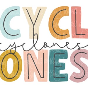 Cyclones Sublimation Design Cyclones Png, Cyclones Mascot Png, Cyclones ...