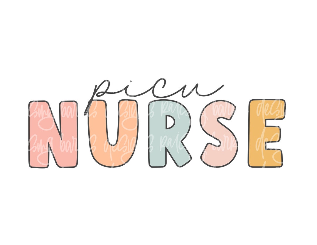 PICU Nurse Png PICU Nurse Sublimation, PICU Png Download, Picu Nurse ...