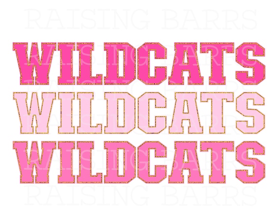 Pink Wildcats Sublimation Wildcats Png Mascot Png Wildcats - Etsy