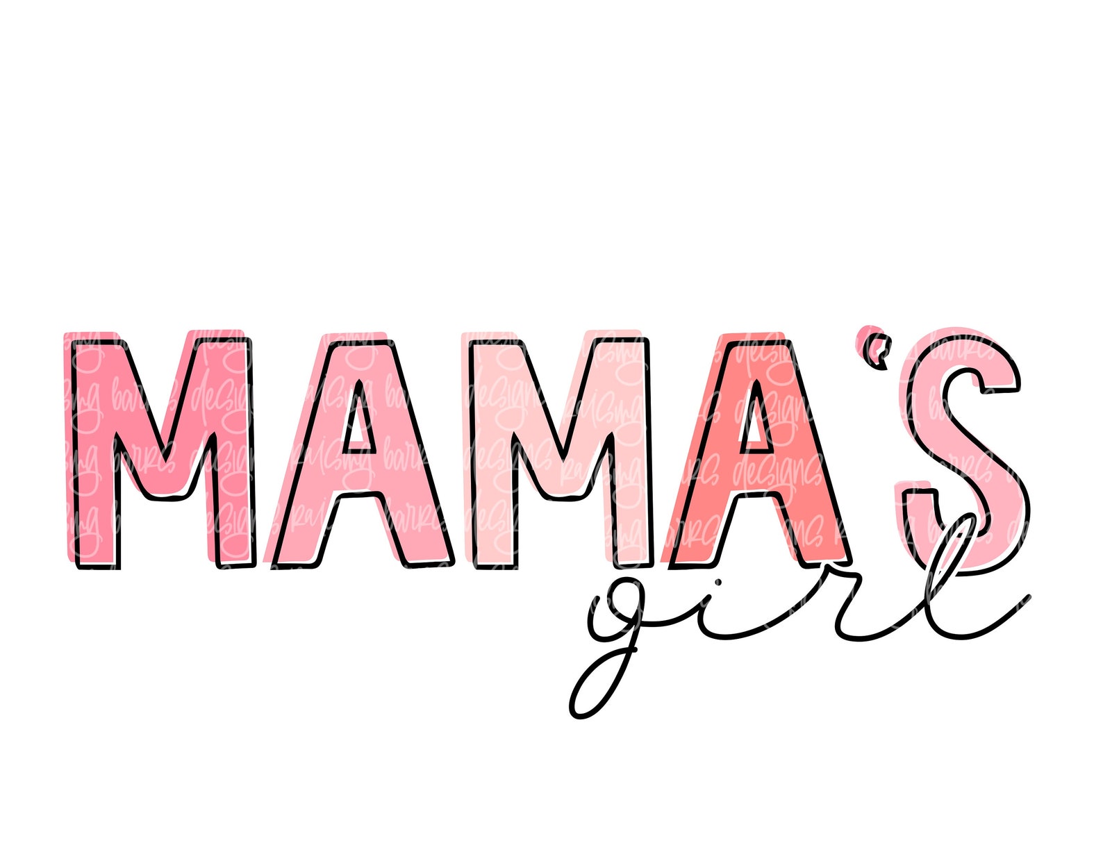 Girl Mama Mamas Girl Sublimation Pair| Girl Mama Set Png, Mamas Girl ...