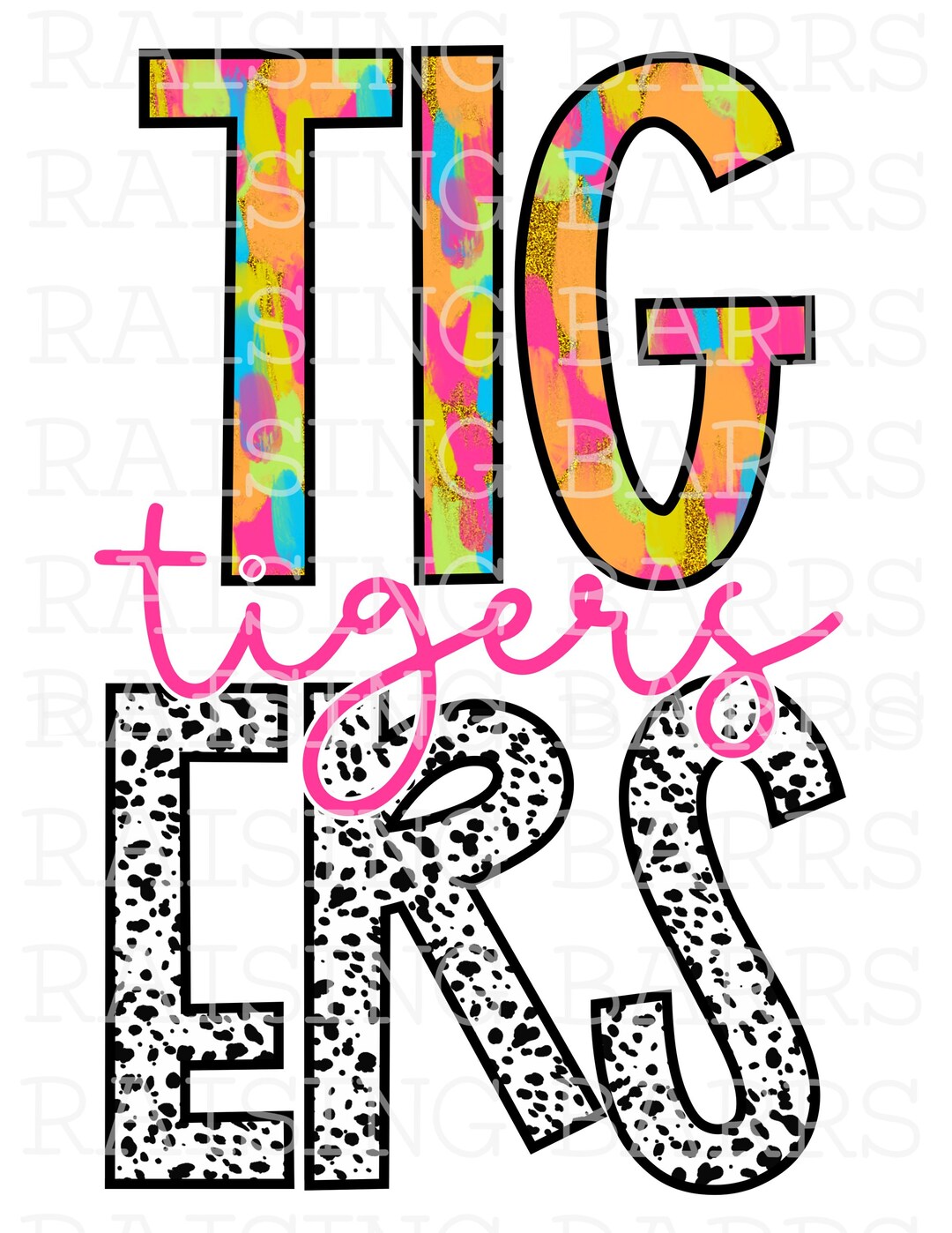 Tigers Sublimation Design | Tigers Mascot Design, Tigers Png Design ...
