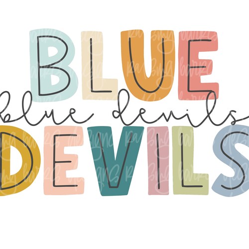 Blue Devils Heart SVG/PNG - Etsy