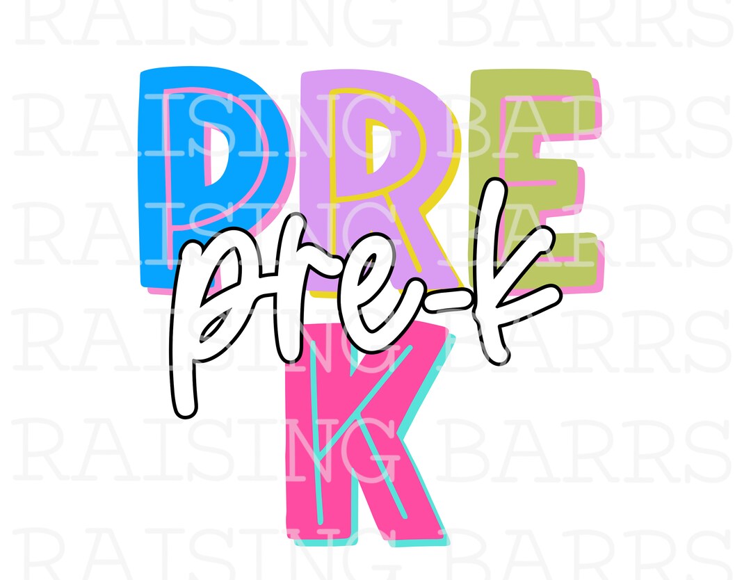 Pre Kindergarten Png| Pre Kindergarten Teacher Png, Pre K Sublimation ...