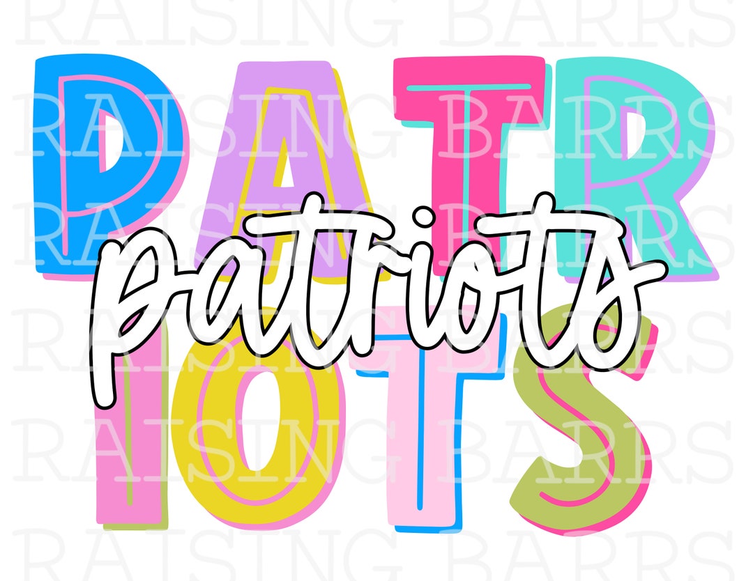 Patriots Sublimation Design| Patriots Png, Patriots Mascot Png ...