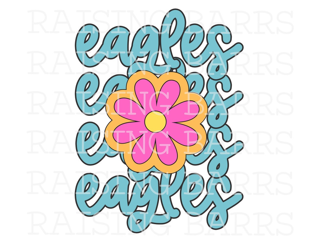 Eagles Sublimation Design Download| Team Mascot Png, Eagles Mascot Png ...