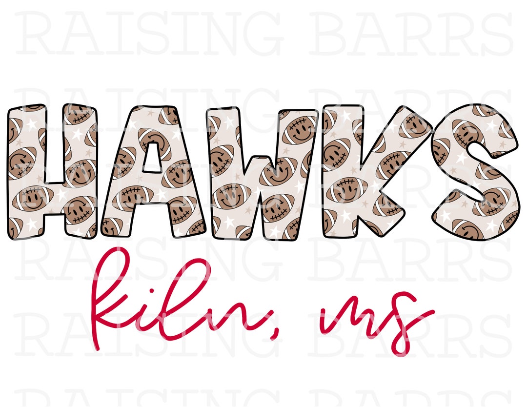 Hancock Hawks Png, Hawks Sublimation Design Download, Kiln Ms ...