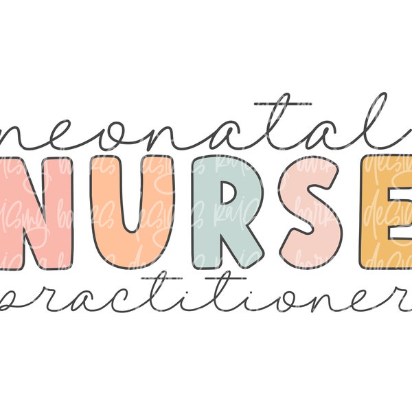 Neonatal Nurse Practitioner Svg - Etsy