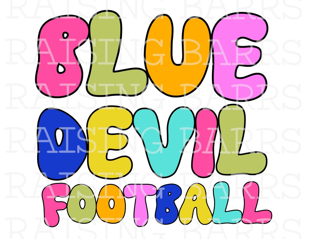 Blue Devils Design, Pearl River Central Sublimation Design Download ...