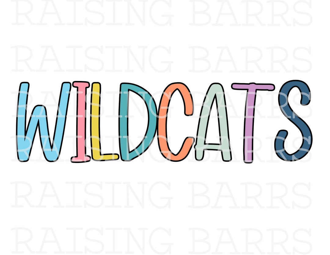 Wildcats Sublimation Wildcats Png, Mascot Png, Wildcats Digital Design ...