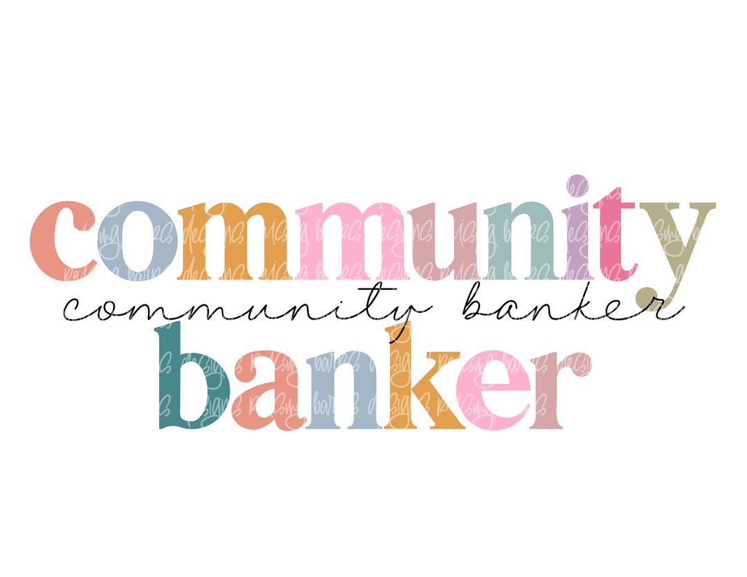 Community Banker Png| Community Banker Sublimation, Banker Png, Banker ...
