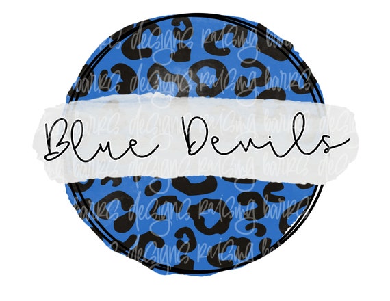 Pearl River Central Sublimation Design Download Blue Devils - Etsy