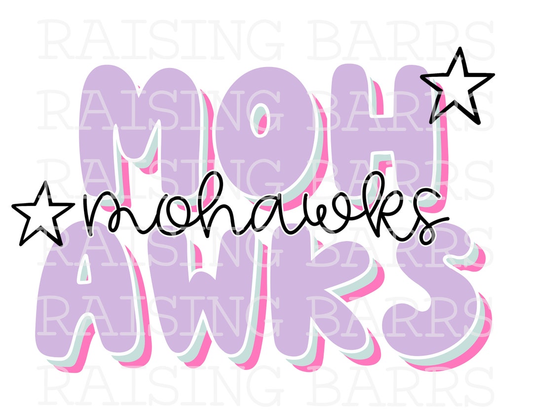 Mohawks Png Mohawks Mascot Sublimation Mohawks Team Png - Etsy