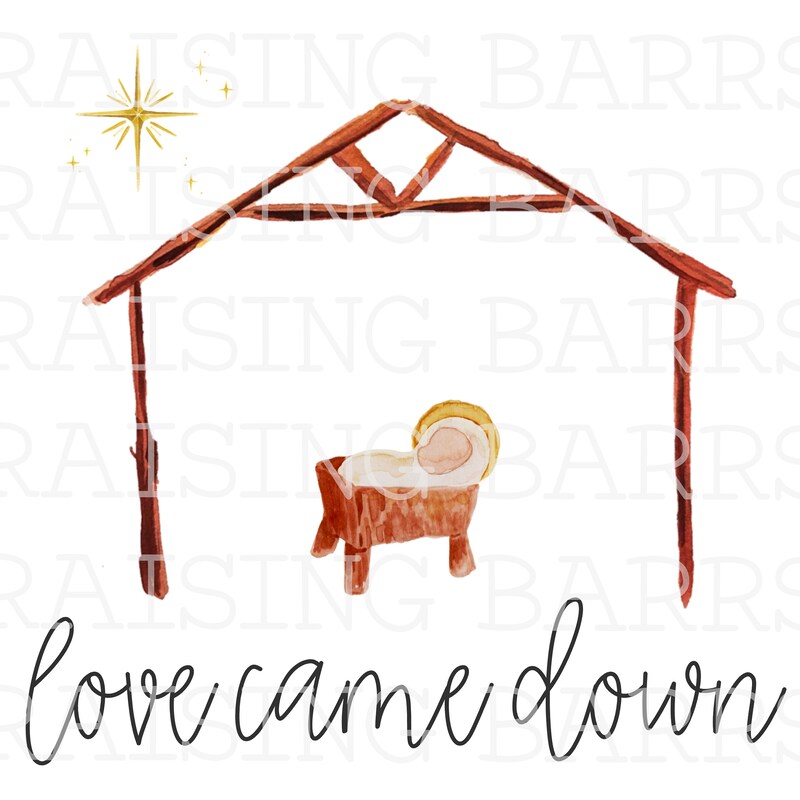 Love Came Down Png - Etsy