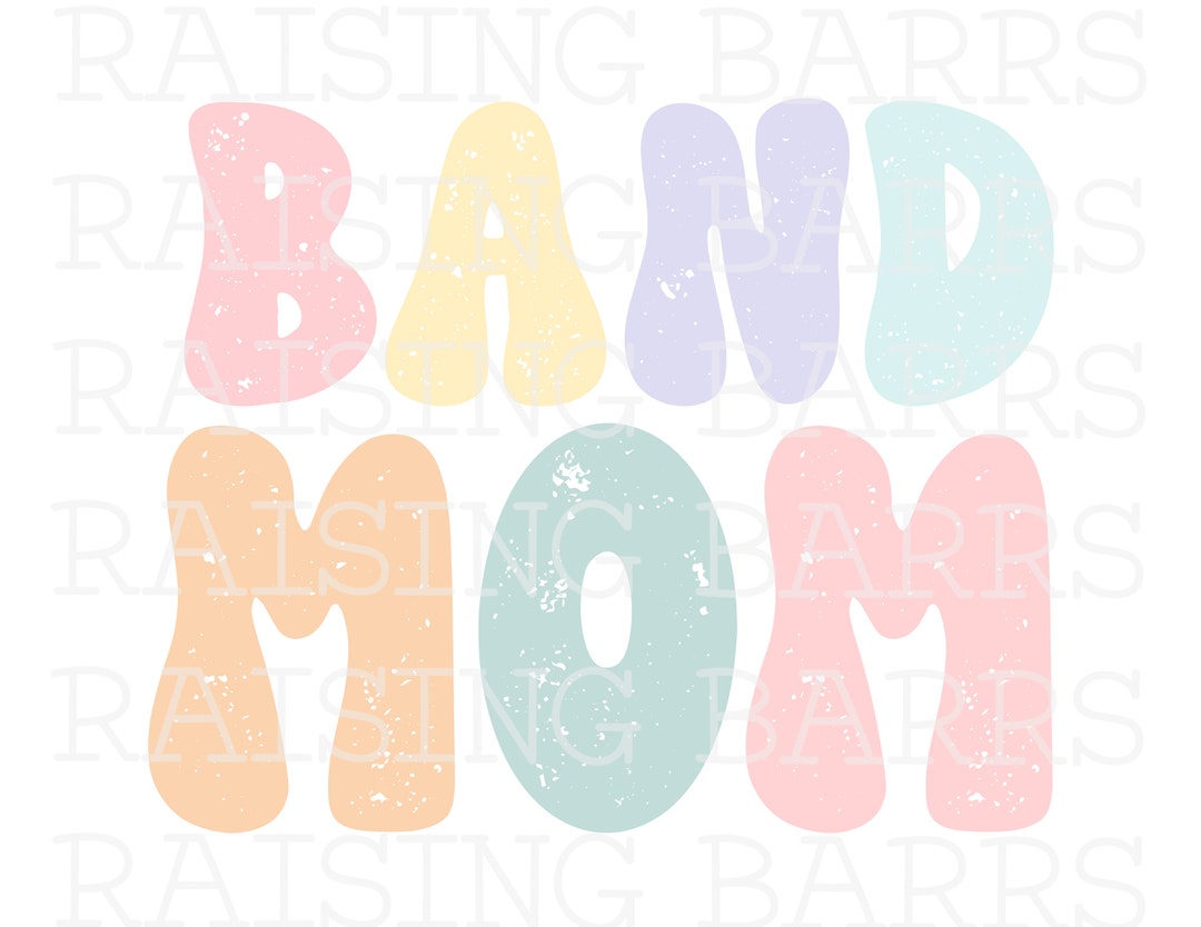 Pastel Band Mom Png Band Mom Sublimation Band Mom File - Etsy