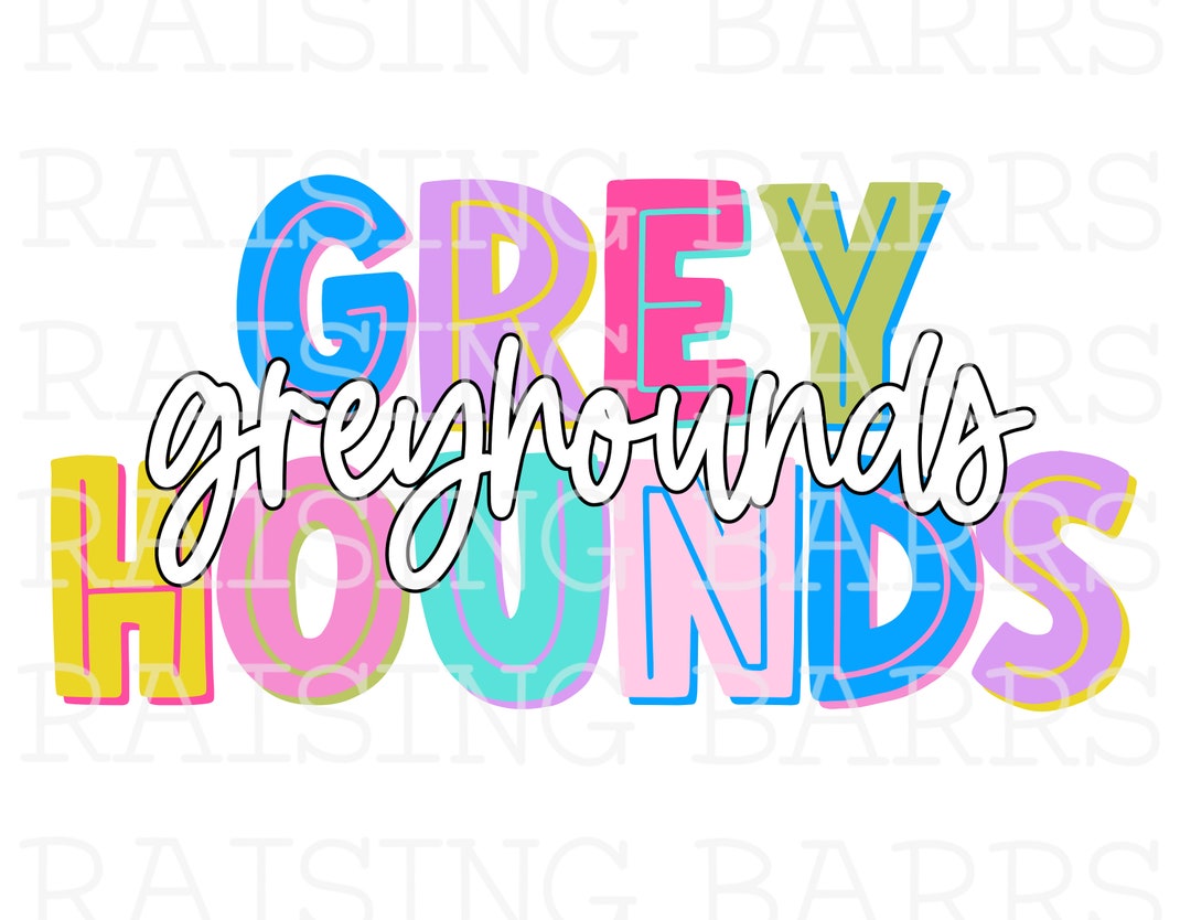 Greyhounds Sublimation Design | Greyhounds Mascot Design, Greyhounds ...