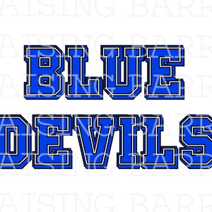 Pearl River Central Sublimation Bundle Design Download | Blue Devils ...