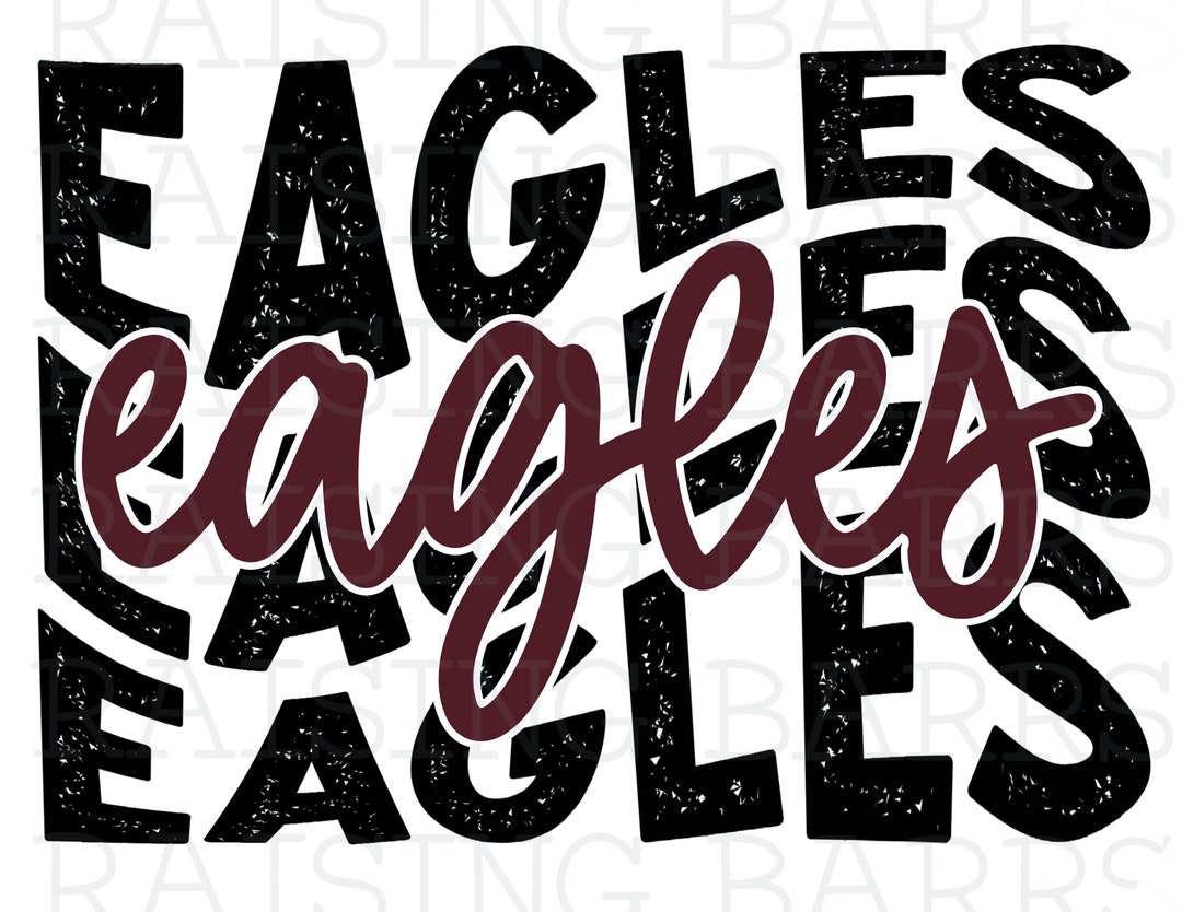 Eagles Sublimation Design Download| Team Mascot Png, Eagles Mascot Png ...