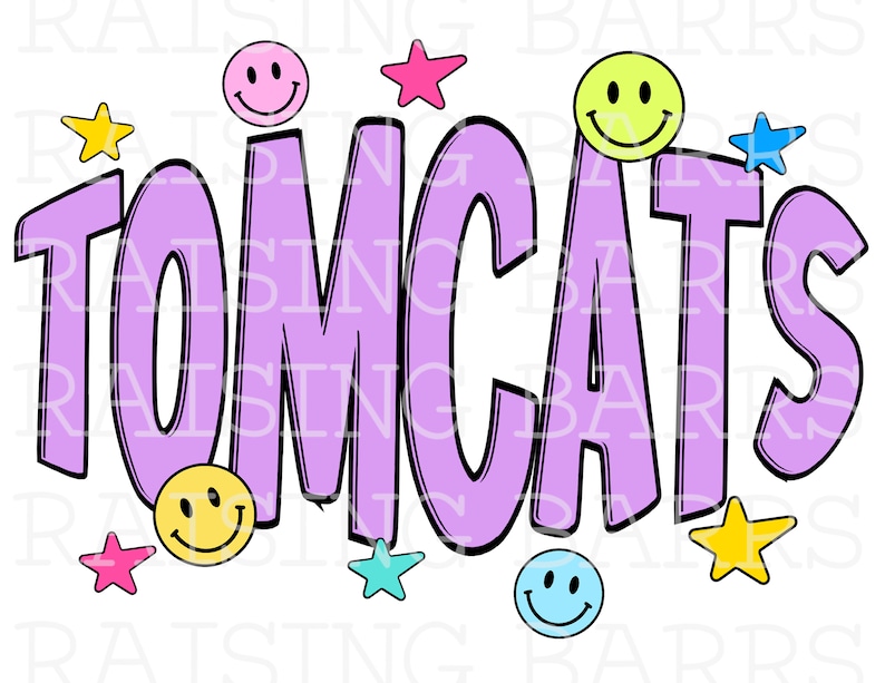 Tomcats Sublimation Design| Tomcats Png, Tomcats Mascot Png, Tomcats ...